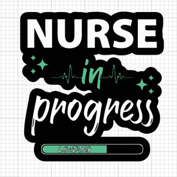 Cna in Progress Svg - Etsy