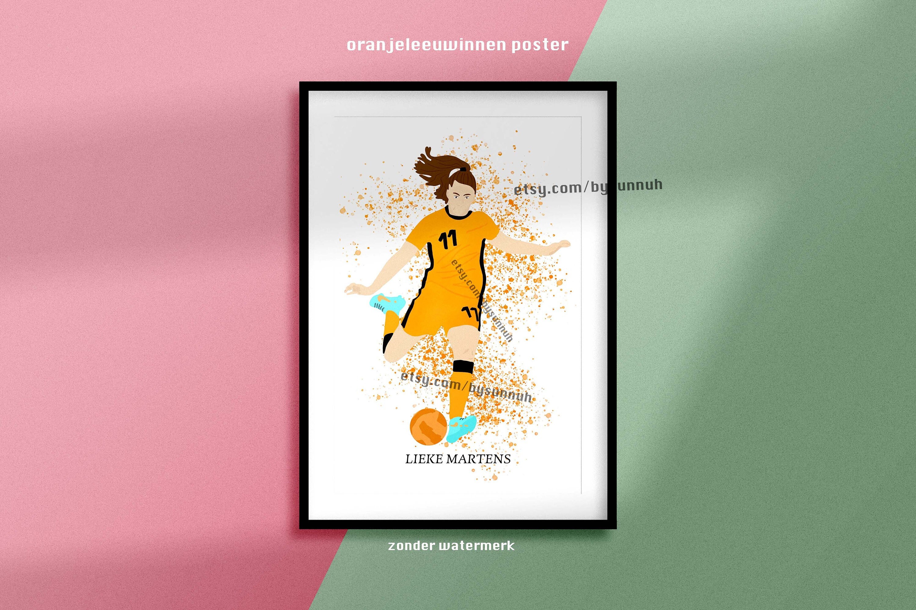 Lieke Martens POSTER / Oranje Leeuwinnen Poster Netherlands Women's ...