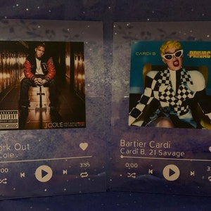 Glass Song Plaque 5x7 - Etsy