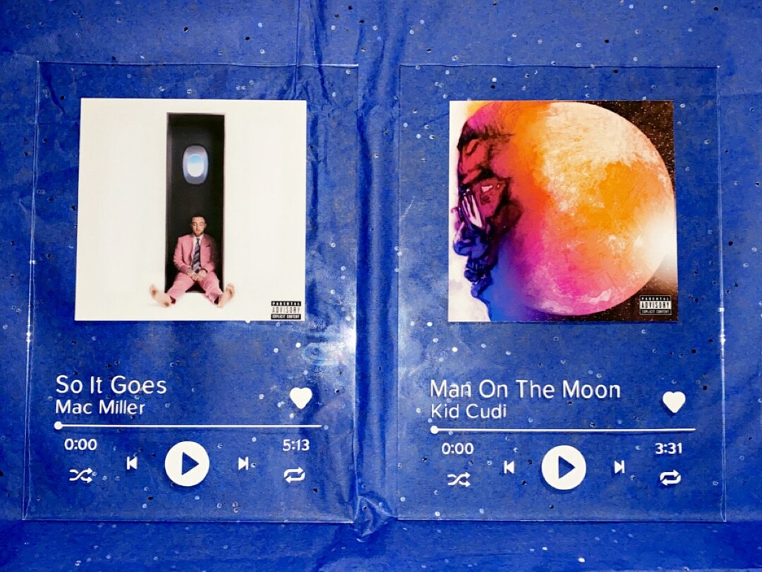 Glass Song Plaque 5x7 - Etsy