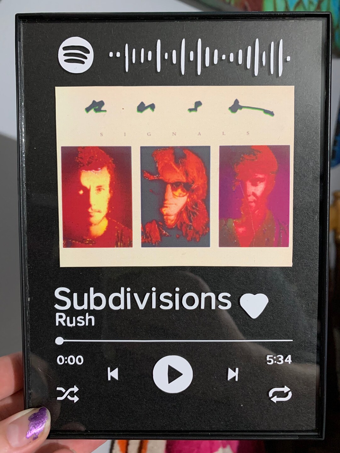 Glass Song Plaque 5x7 black on Black - Etsy