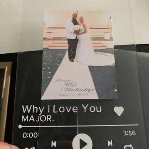 Glass Song Plaque 5x7 - Etsy