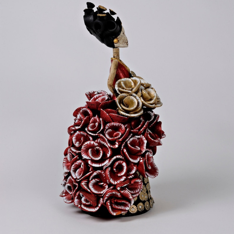 Catrina Miranda in Red & Gold - Etsy