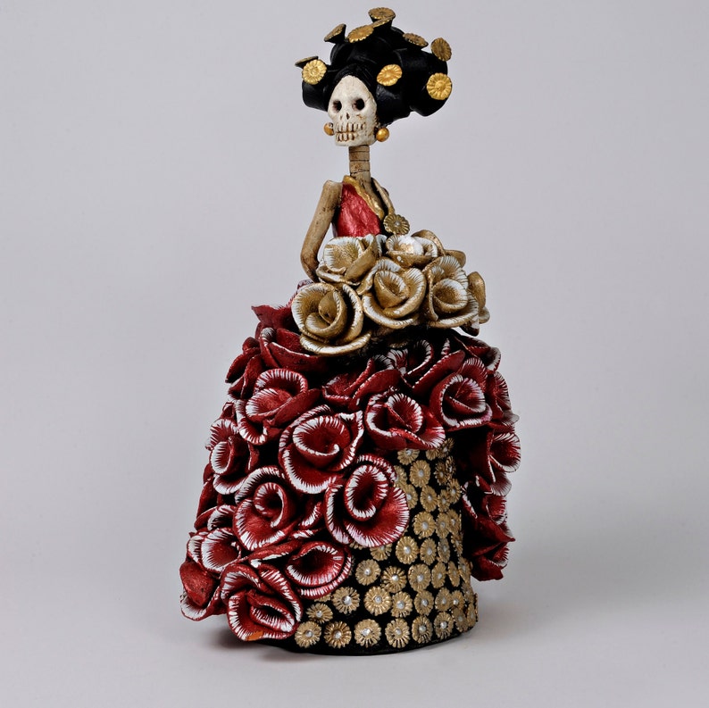 Catrina Miranda in Red & Gold - Etsy
