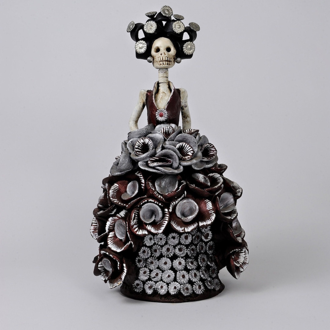 Catrina Miranda in Maroon & Silver - Etsy