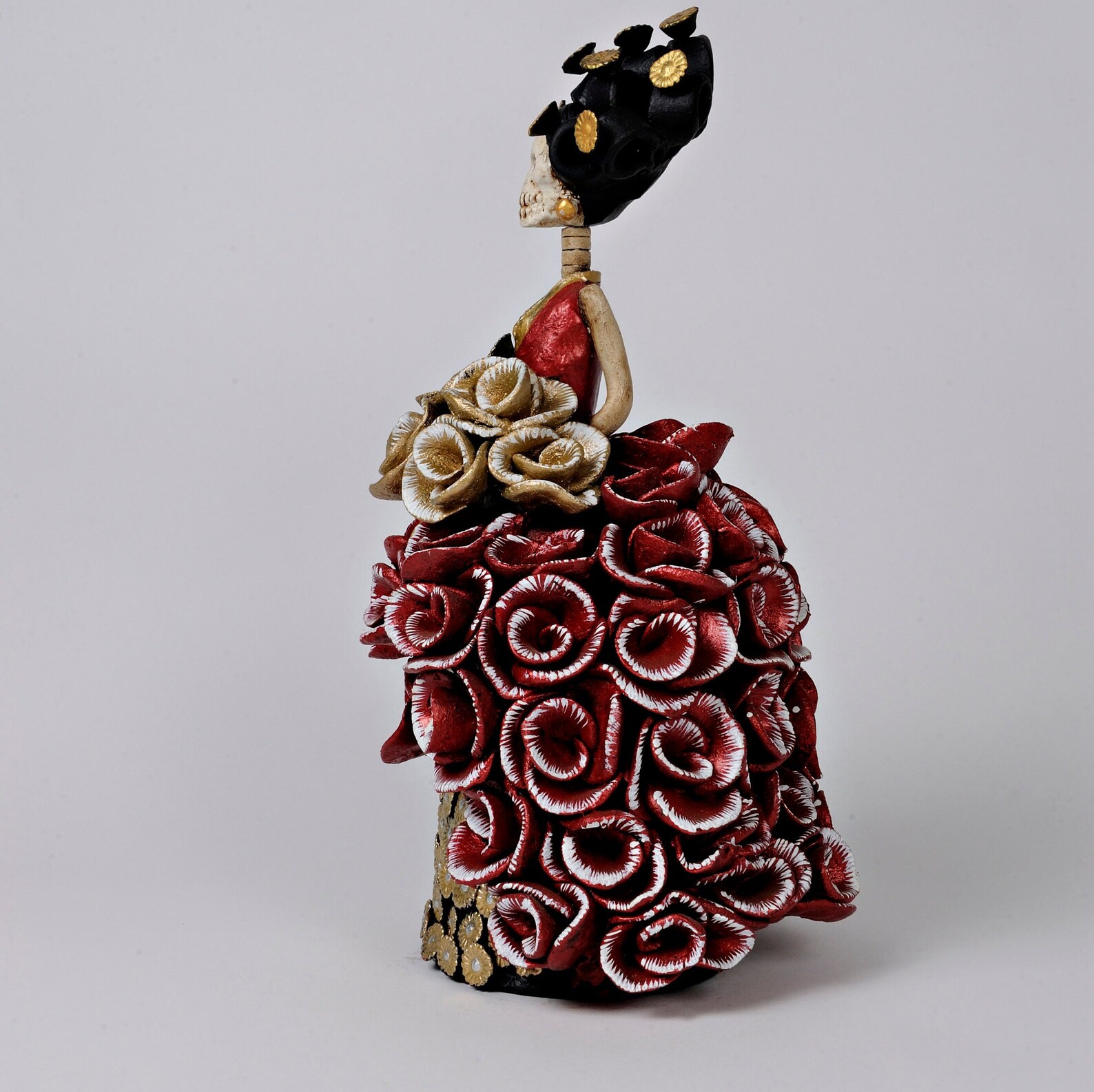 Catrina Miranda in Red & Gold - Etsy