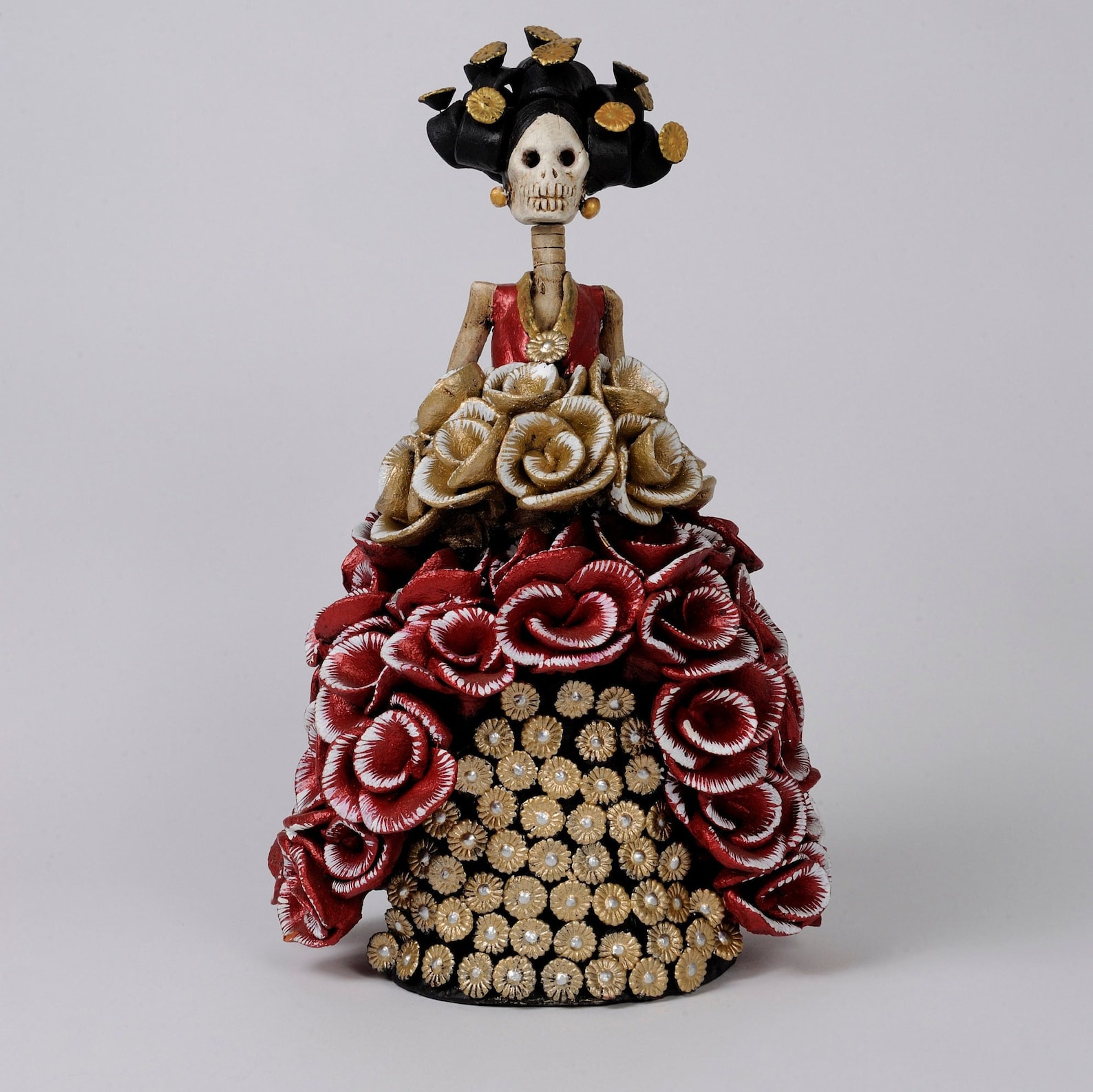 Catrina Miranda in Red & Gold - Etsy