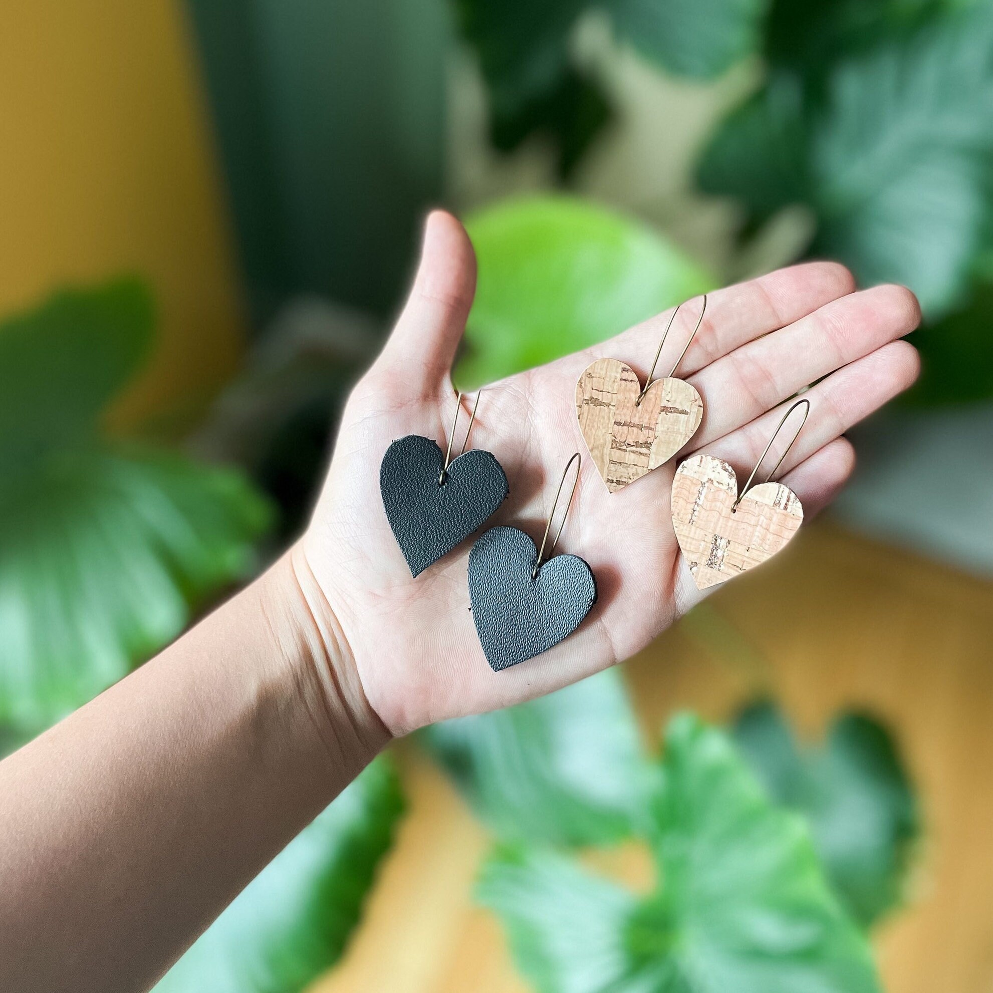 Happy Heart Dangles Collab With the Minimal Mom | Etsy