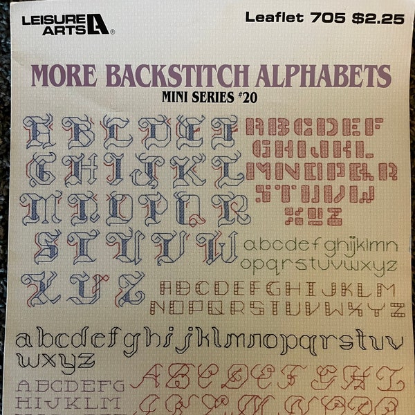 Pattern Leaflet - Etsy