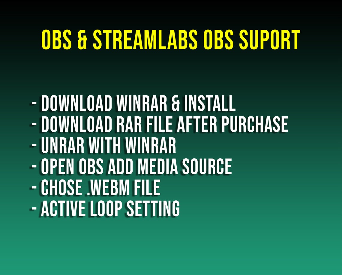 Twitch Overlays Animated Package, Ready to Use BW Line Smoke Simple ...