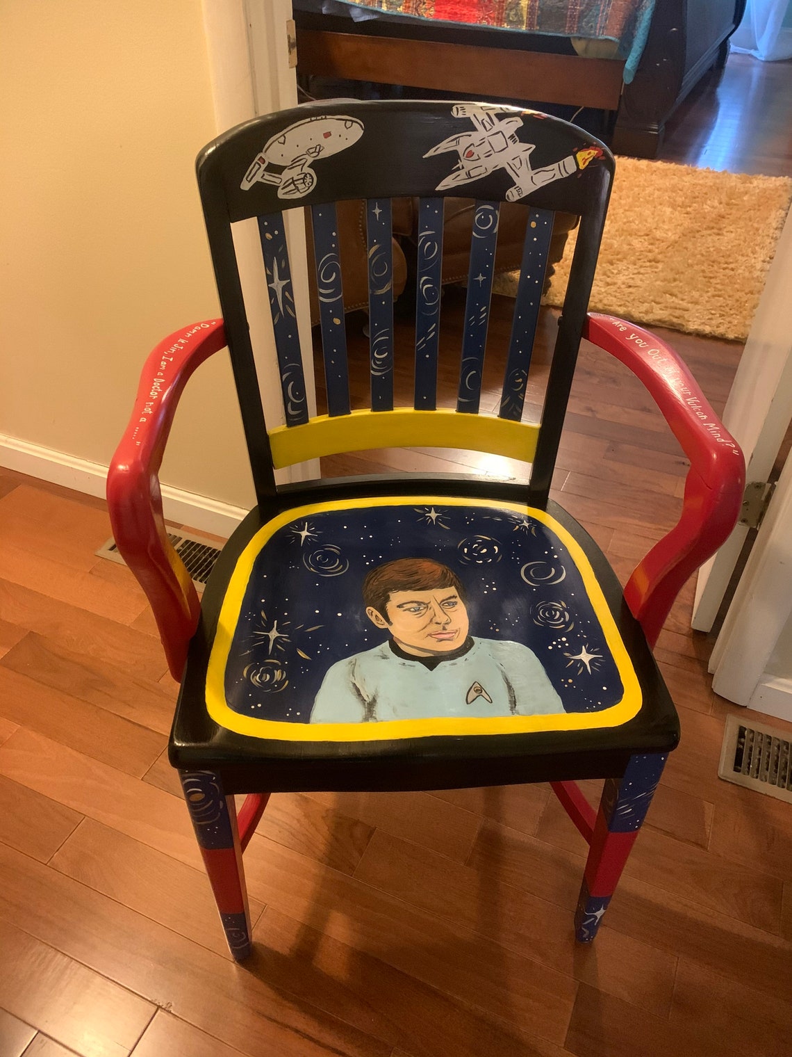 Whimsical Handpainted Custom Chairs - Etsy