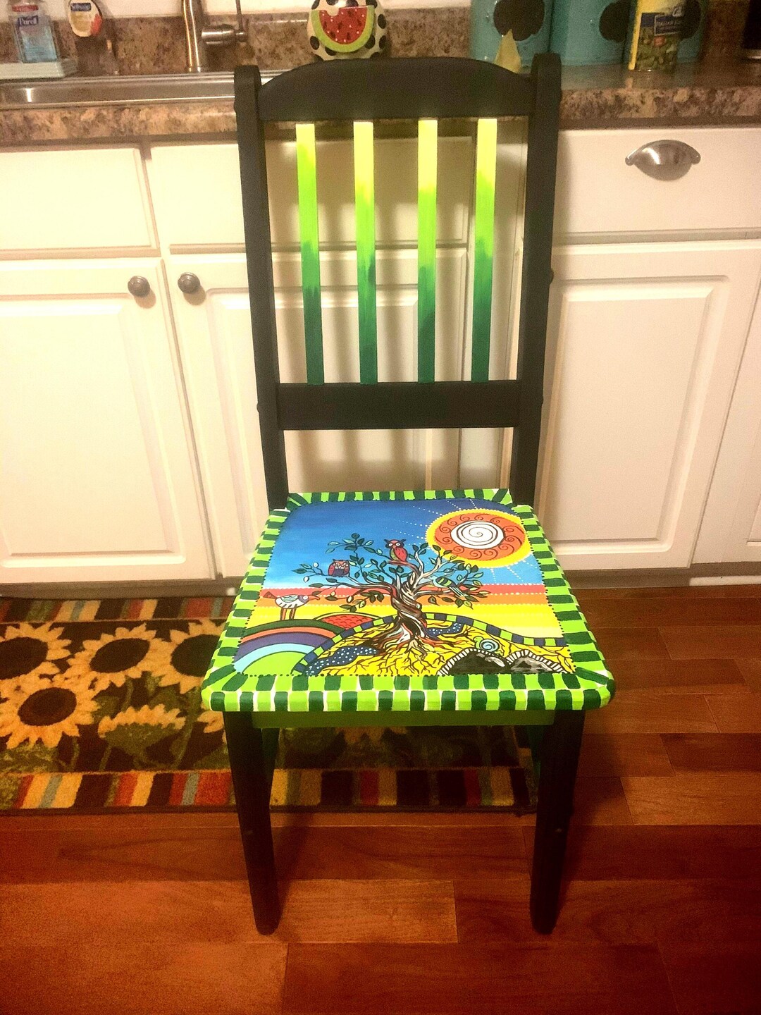 Whimsical Handpainted Custom Chairs - Etsy
