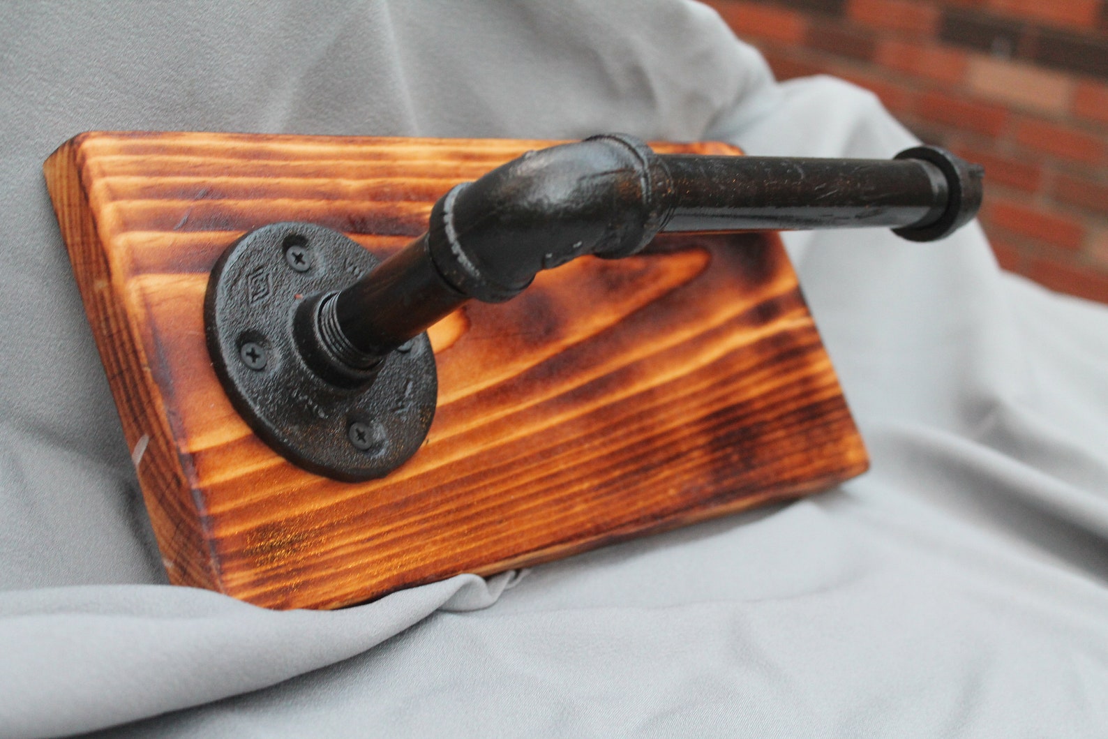 Modern Farmhouse Industrial Iron Pipe Bathroom Decor Toilet | Etsy