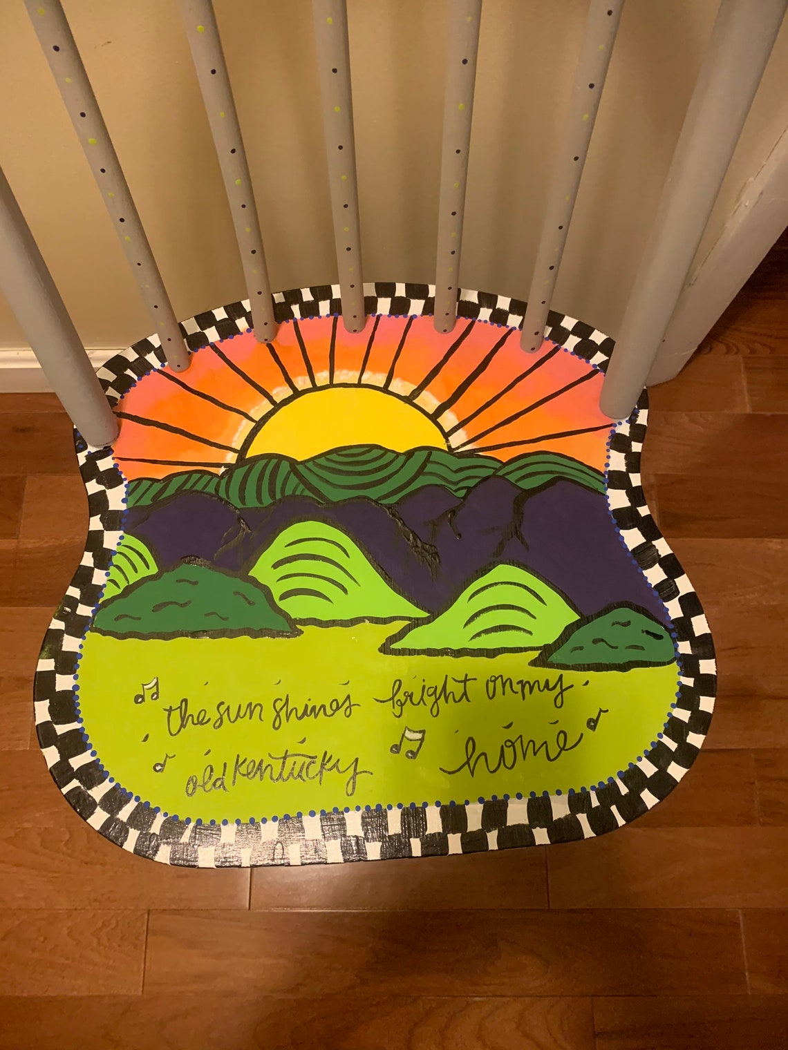 Whimsical Handpainted Custom Chairs - Etsy