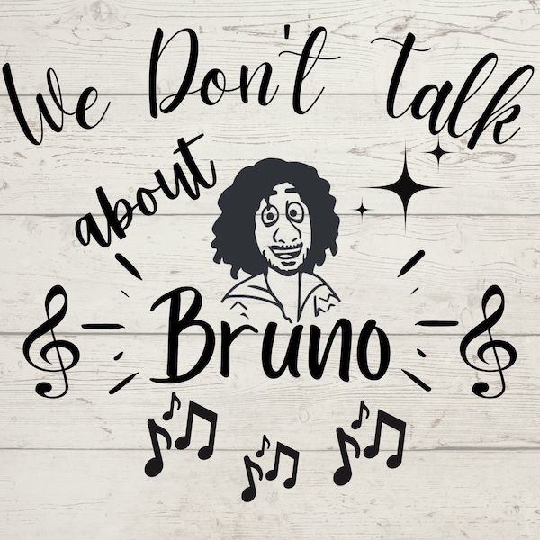 We Don’t Talk About Bruno Svg - Etsy Ireland