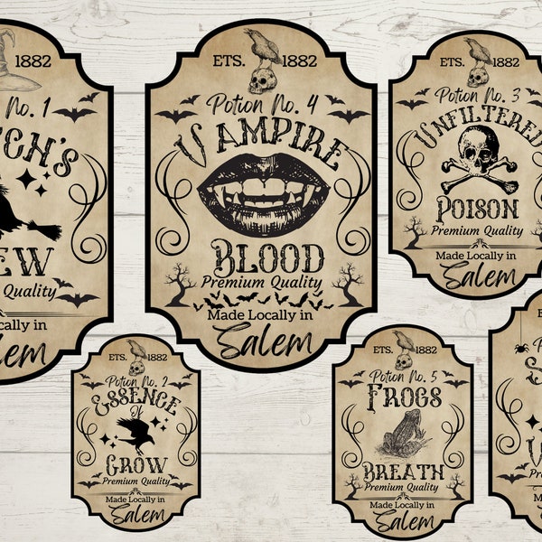 Potion Label Png - Etsy