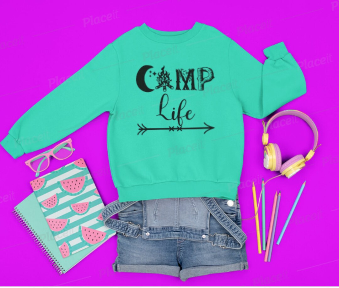 Camp Life SVG Camp Life PNG Camp Life Camping Summer SVG - Etsy