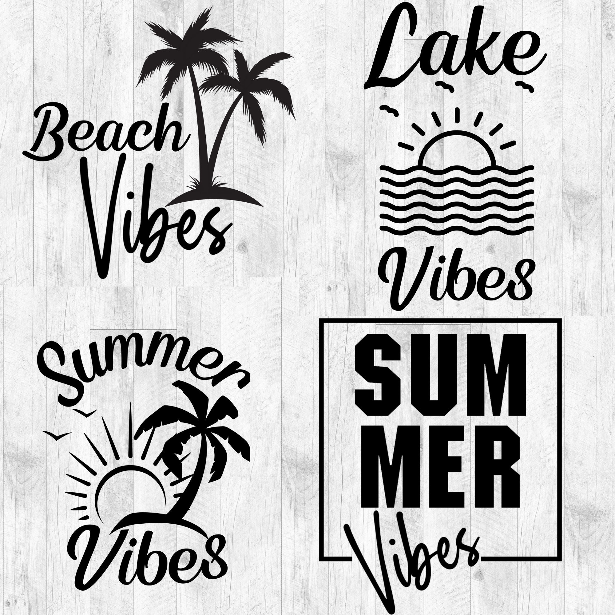 Summer Vibes Svg Summer Vibes Png Beach Vibes Summer Svg | Etsy