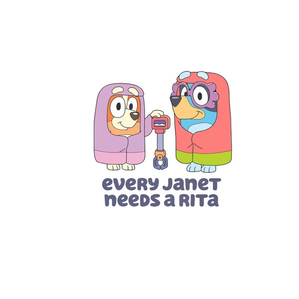 Bluey Rita Png - Etsy