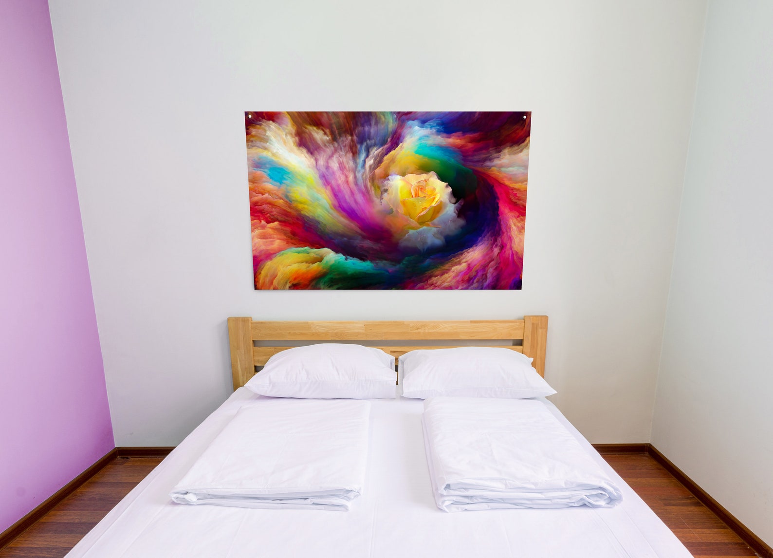 Abstract Canvas Art Gallery Wall Art Set Abstract Flower - Etsy