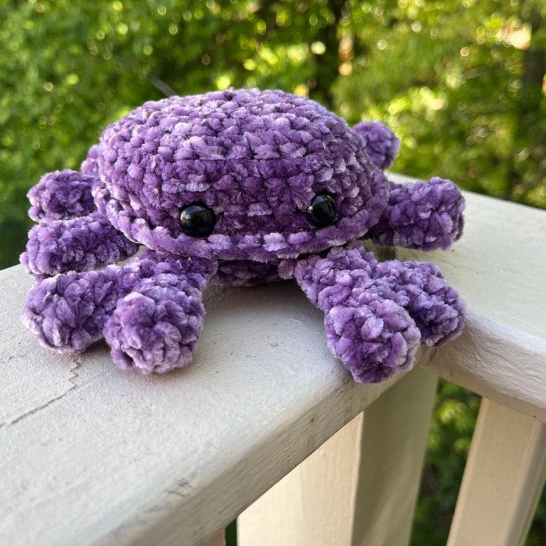 Fuzzy Crab Plush Handmade Crochet Crab Fleece Yarn Crab - Etsy