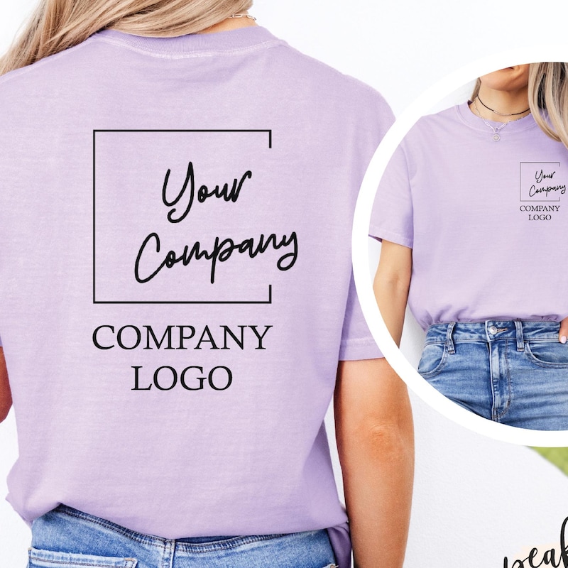 Custom Logo T Shirts - Etsy