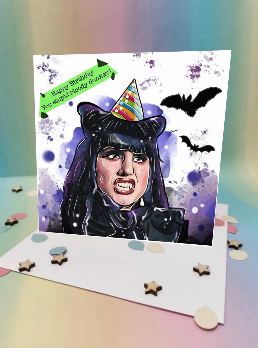 Nadja Bloody Donkey Funny Birthday Card - Quirky Greetings Cards ...