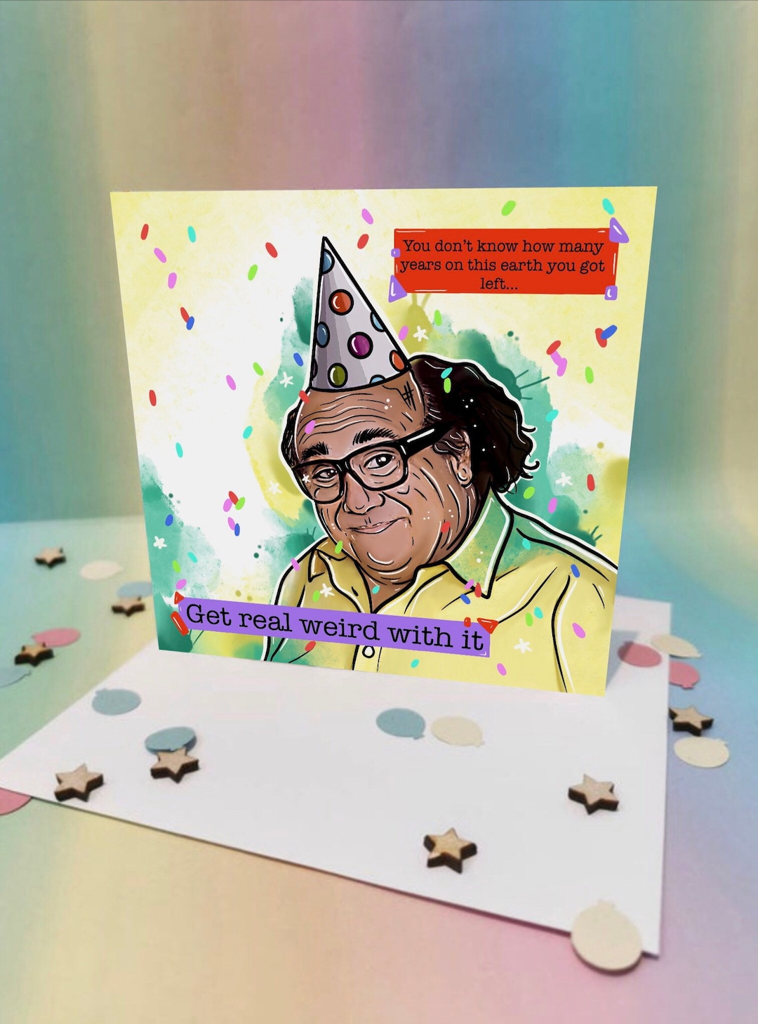 IASIP Frank Reynolds Get Real Weird With It Funny Birthday Card ...