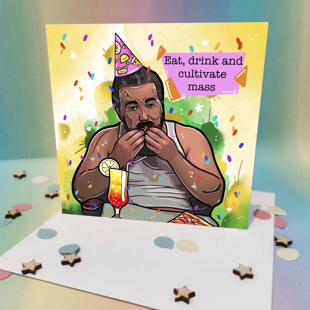 IASIP Fat Mac Cultivate Mass Funny Birthday Card - Quirky Greetings ...