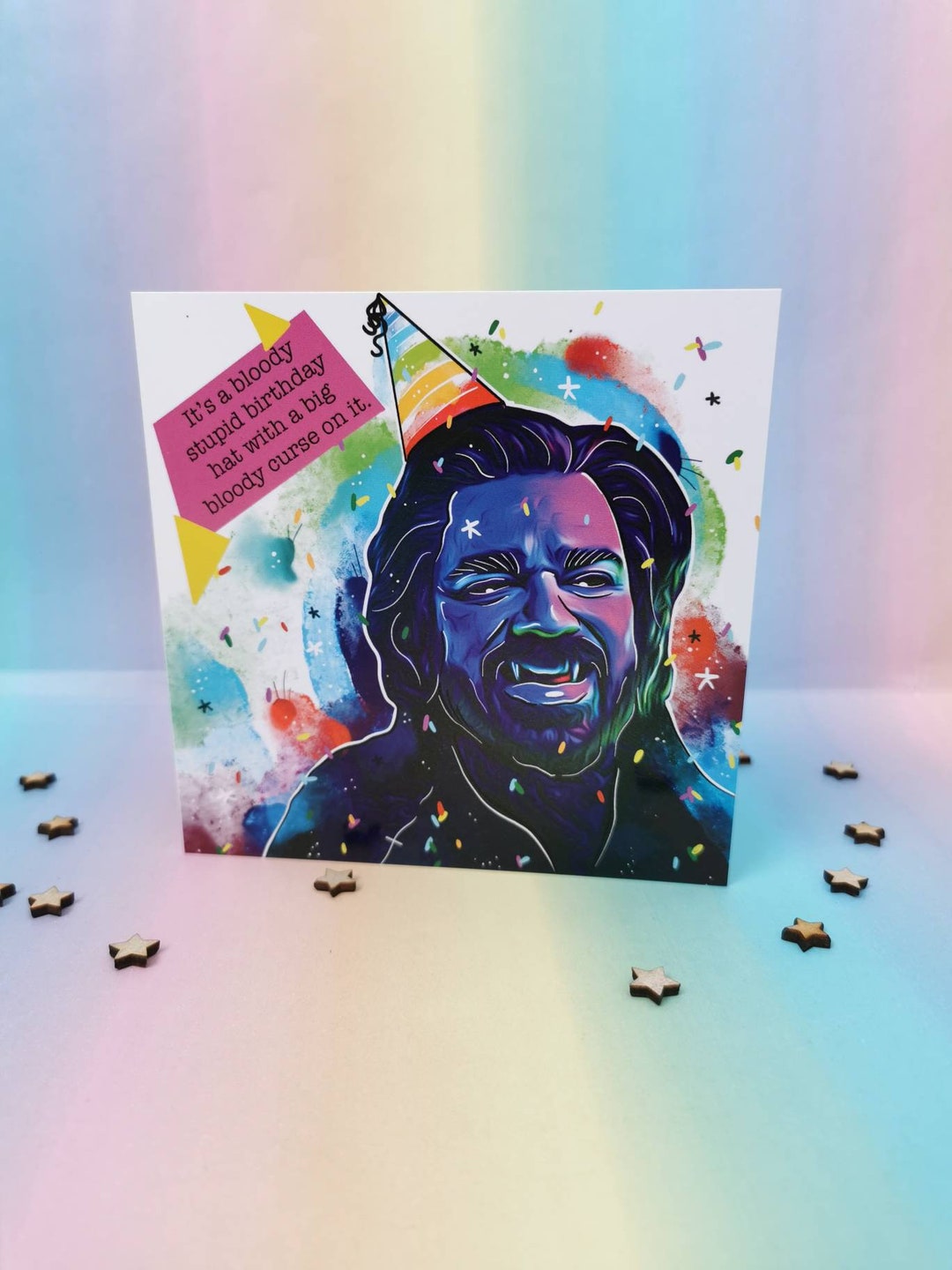 Laszlo Cursed Hat Funny Birthday Card Quirky Greetings Cards Birthday ...