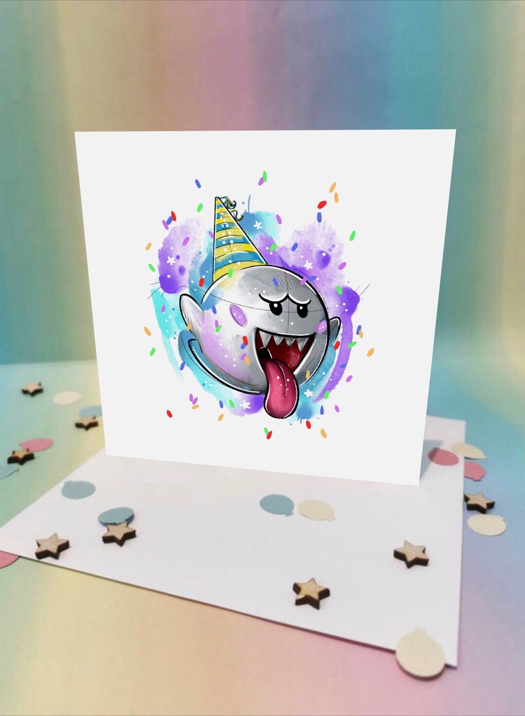 Boo Birthday Gamer Greetings Card Cute, Nerdy Birthday Gift ...