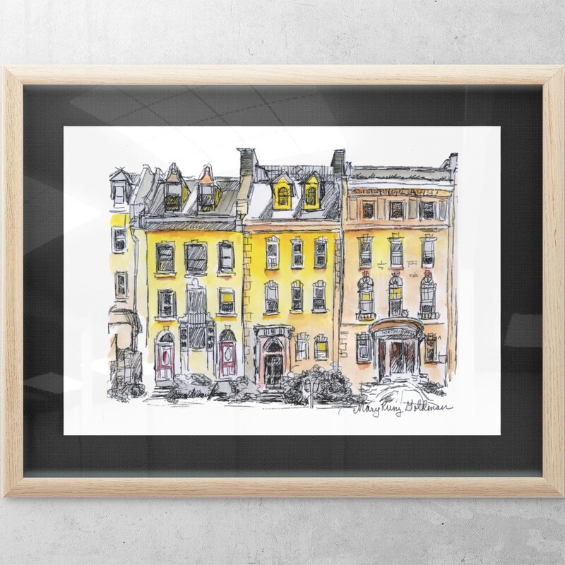 Brownstone Art - Etsy