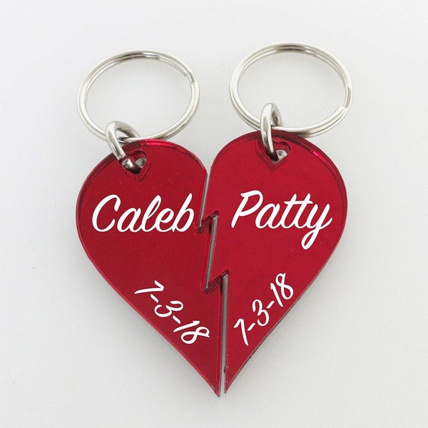 Couples Key Chain - Etsy