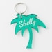 Personalized Palm Tree Key Chain, Engraved With Name - Etsy