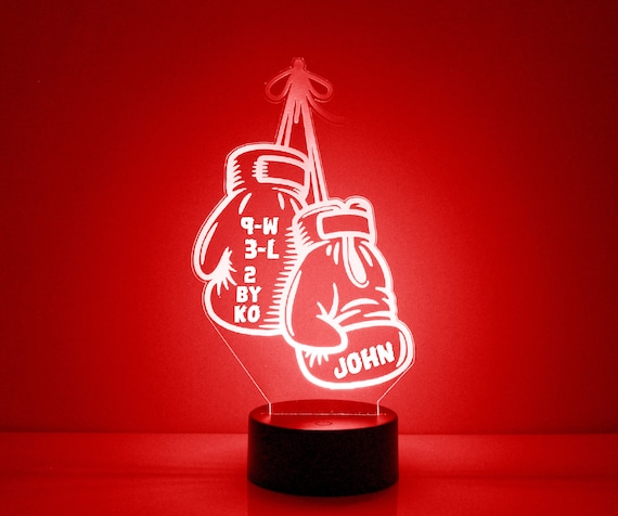 Boxing Gloves Night Light Personalized Free LED Night Lamp - Etsy Italia