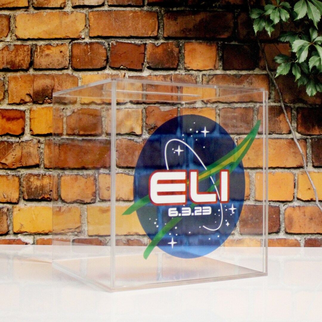 Custom Gift Box. Card Box, Gift Box for Checks and Envelopes, Acrylic ...