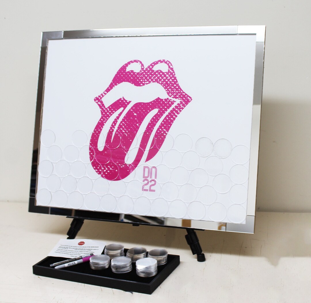 Drop Box Custom Made Bar/bat Mitzvah Mirrored Acrylic Drop in Sign in ...