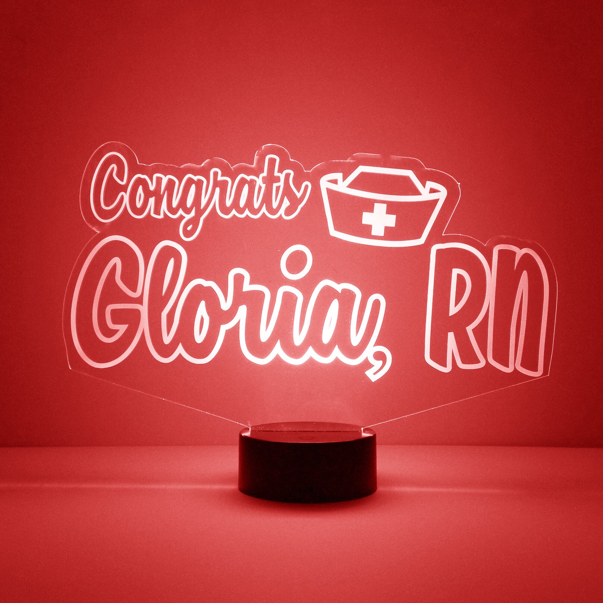 Custom Made LED Acrylic Light up Centerpieces Create Your | Etsy