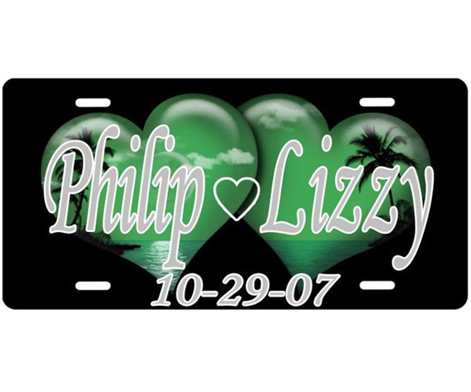 Vanity License Plate Auto Tag Create Your Own Names | Etsy