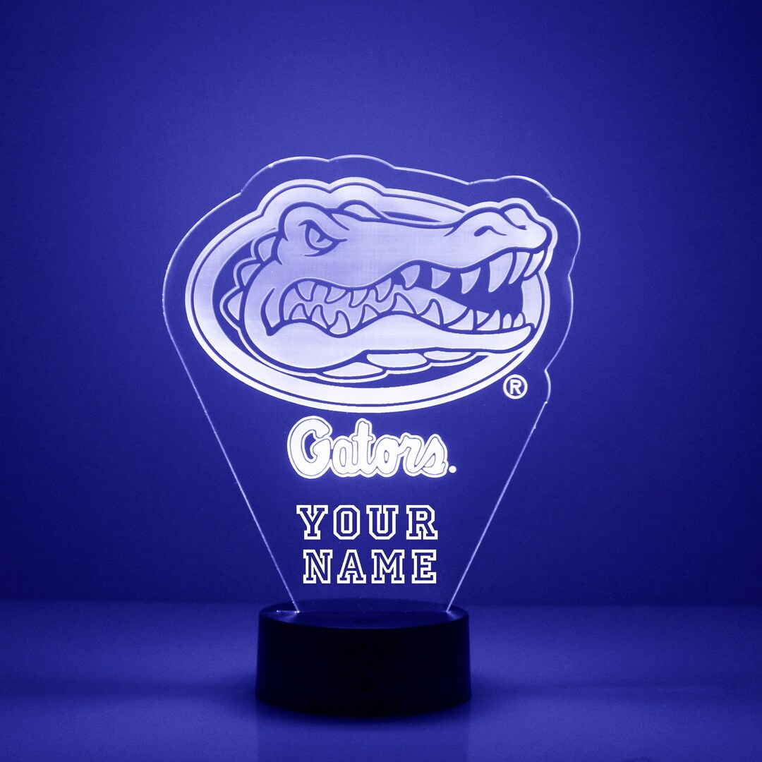 Florida Gators, Personalized Sports Fan Lamp, College Football, Free ...