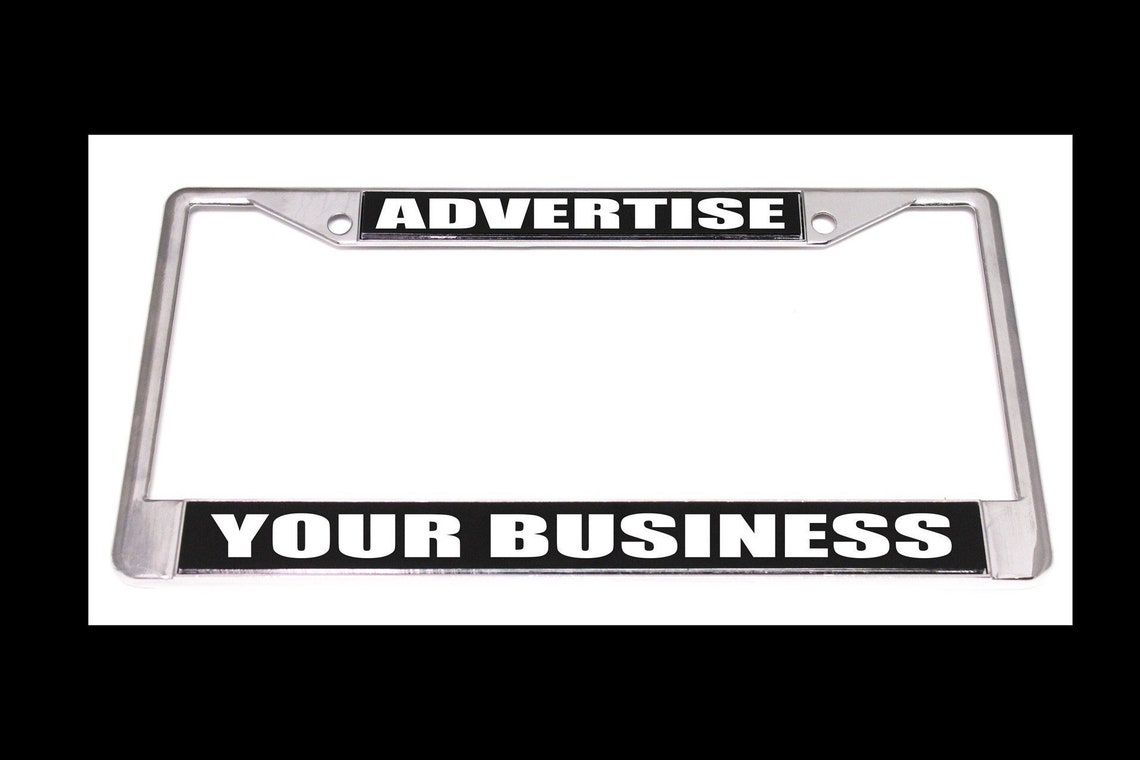 Custom Made License Plate Frame Vanity License Plate Frame - Etsy