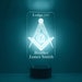 Masonic Symbol Night Light Personalized Free LED Night Lamp - Etsy