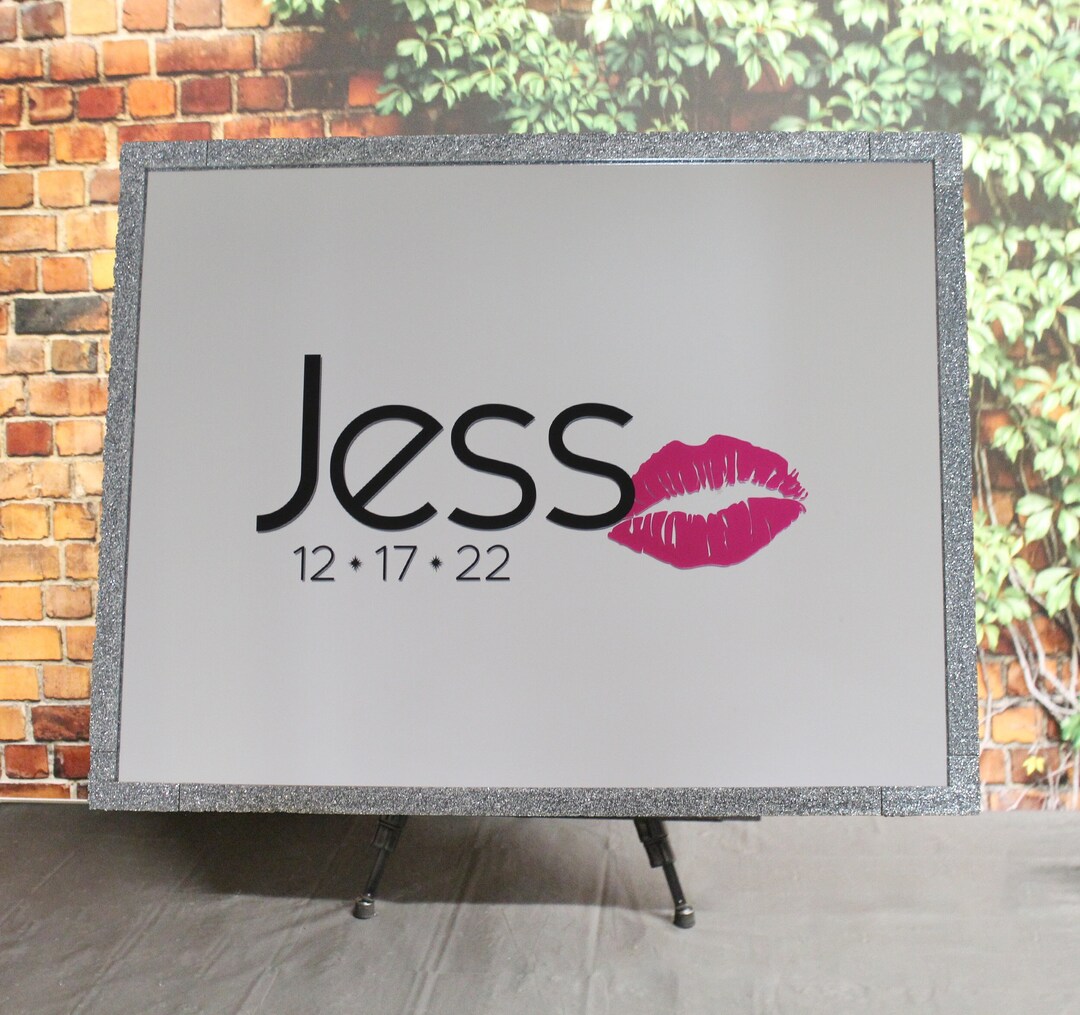 Custom Made Bar/bat Mitzvah/ Wedding/ Party Mirrored Acrylic Sign in ...