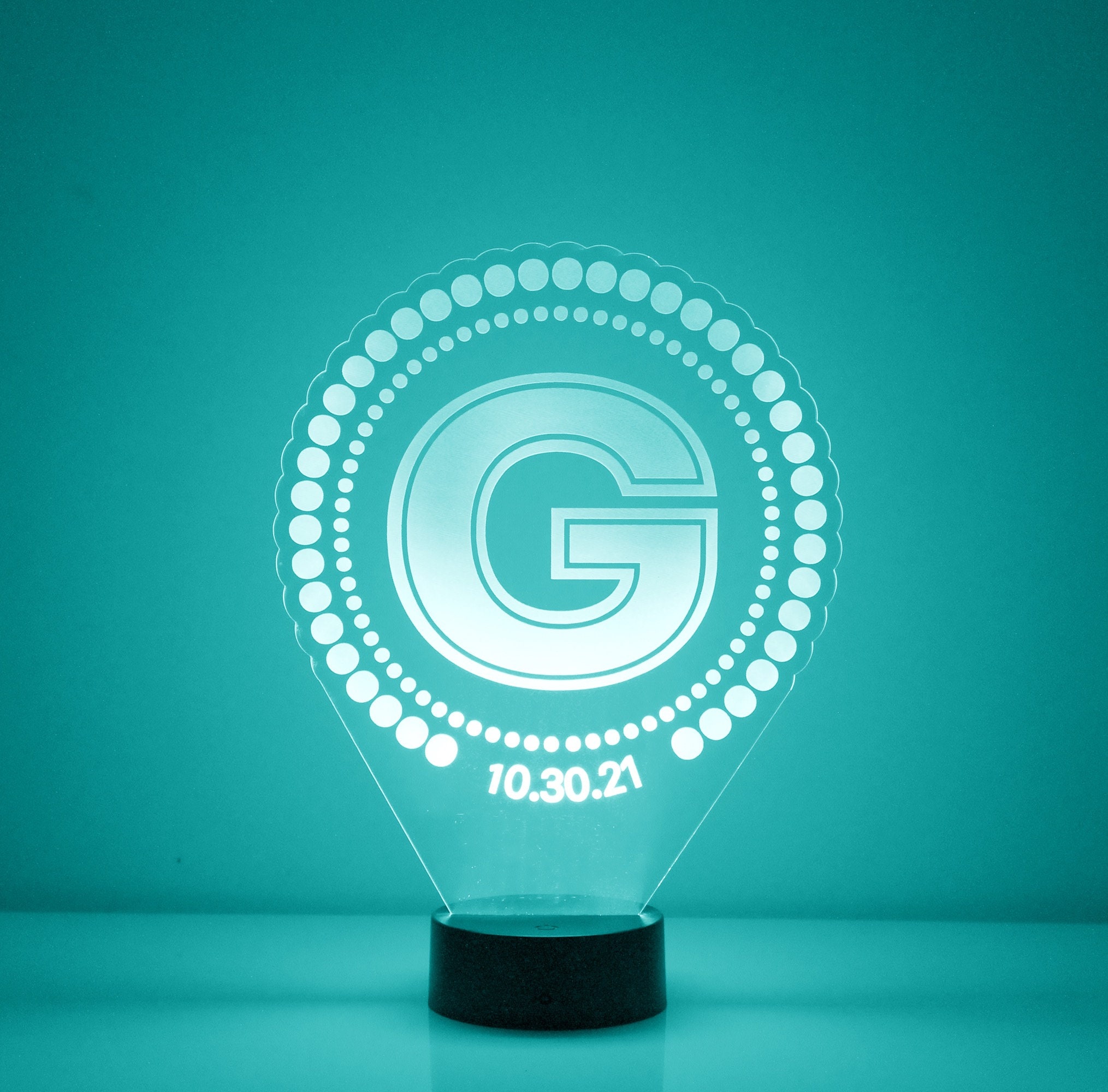 Custom Made LED Acrylic Light up Centerpieces Create Your | Etsy