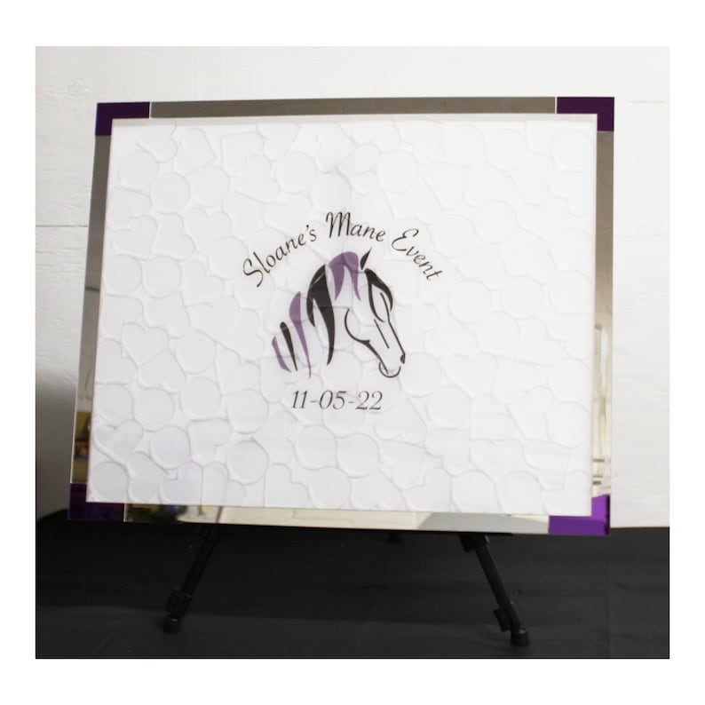 Drop Box Custom Made Bar/bat Mitzvah Mirrored Acrylic Drop in Sign in ...