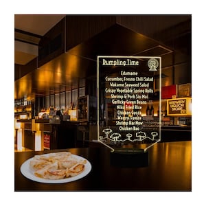 Light up Menu's, Bar Sign's, Table Number's - Sweet 16, Birthday, Bar ...