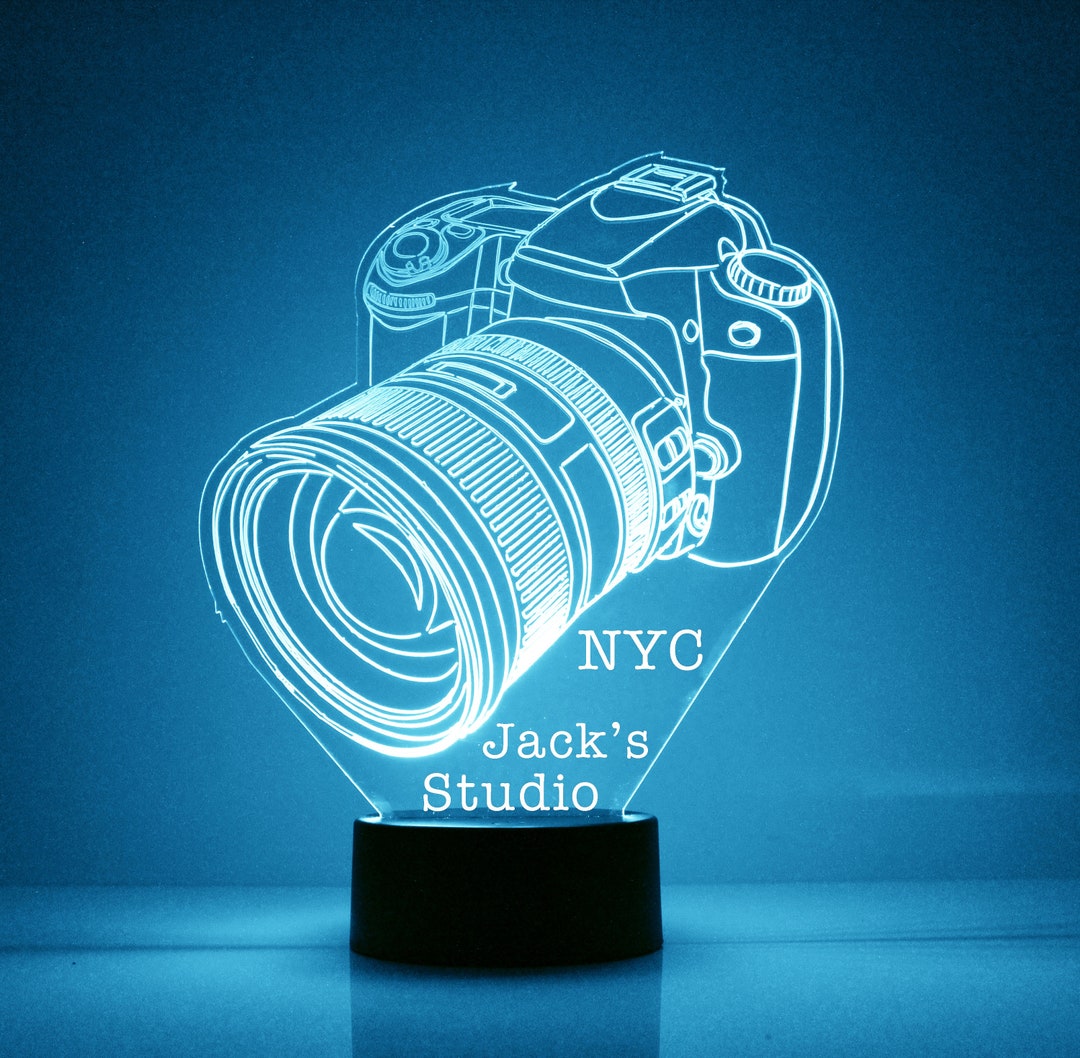 Camera Night Light, Personalized Free, LED Night Lamp, With Remote ...