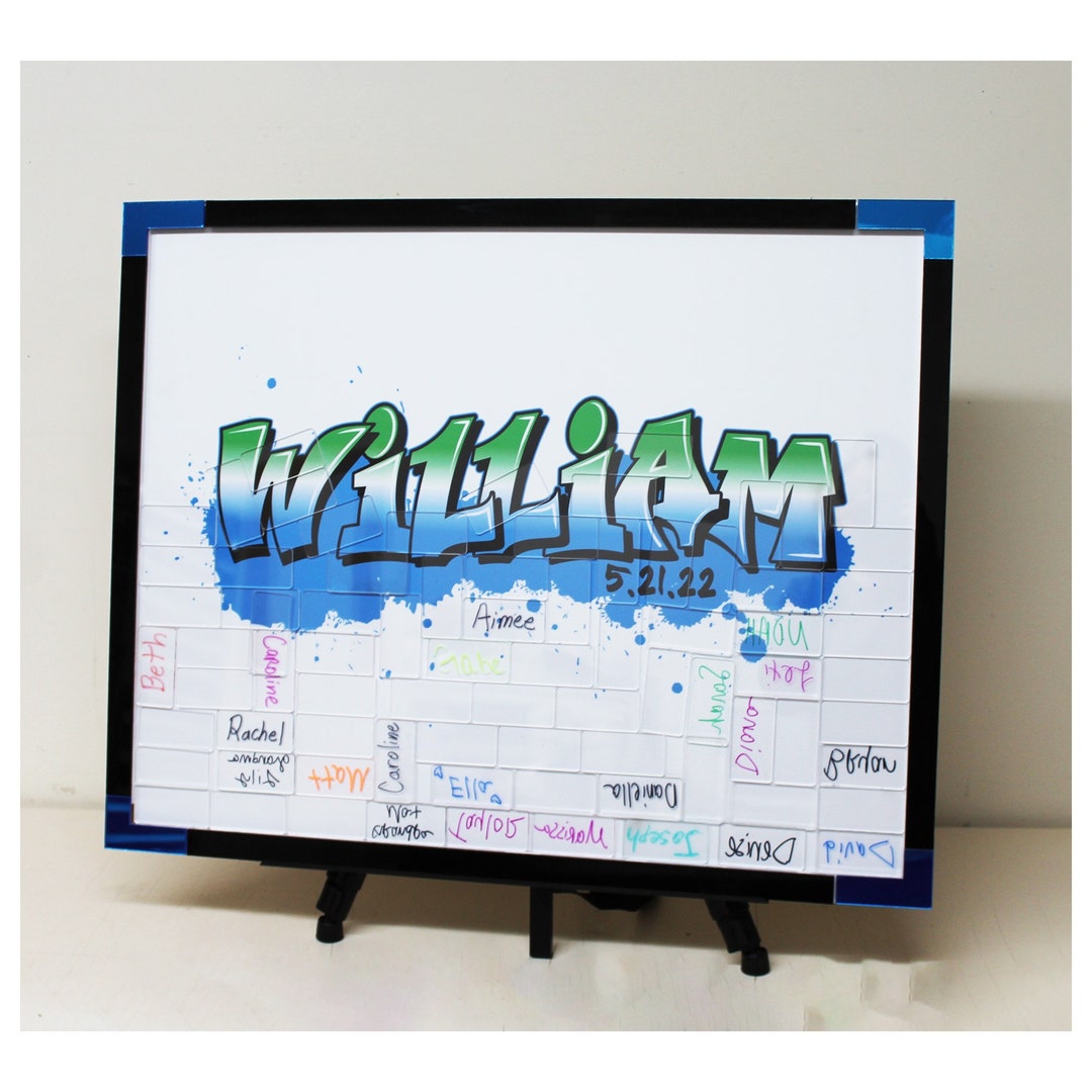 Drop Box Custom Made Bar/bat Mitzvah Mirrored Acrylic Drop in Sign in ...