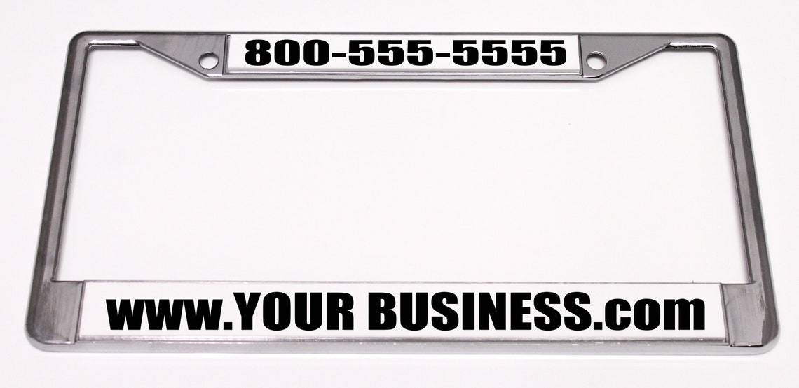 Custom Made License Plate Frame Vanity License Plate Frame - Etsy