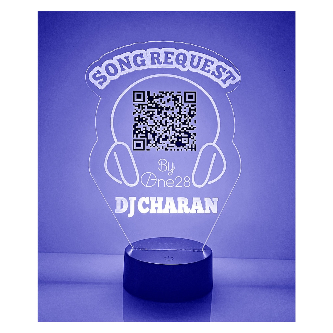 QR Code, DJ Board Light up Sign, Song Request, Personalized Free, LED ...